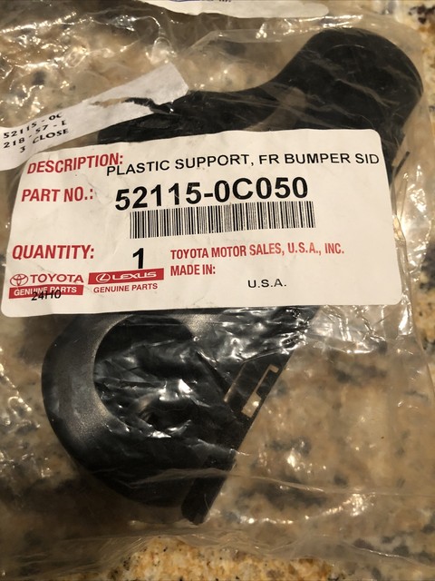 521150C050 Genuine Toyota Support Front Bumper Side RH 52115-0c050 for ...