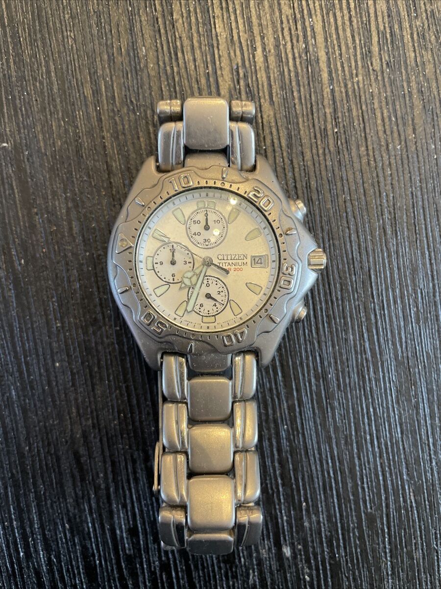 Citizen Eco-Drive Titanium WR200 GN-44-S Needs New Battery Citizen Eco-Drive Titanium WR200 GN-44-S Needs New Battery