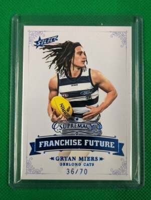 GRYAN MIERS FRANCHISE FUTURE SUPREMACY 2021 GEELONG CATS 67/70 | eBay ...