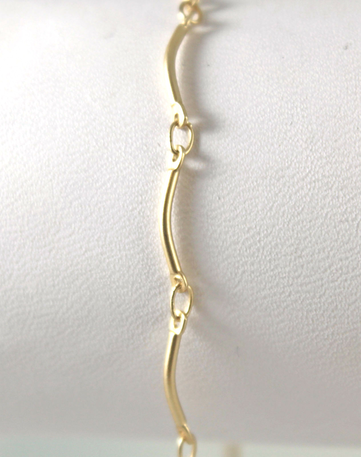 Dainty 1 mm Curved Link Chain Satin Hamilton GP Bracelet Choose from ...