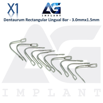 Dental Dentaurum Rectangular Lingual Bar Stable Ortho Retention Bite ...