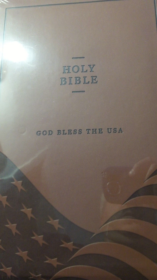 Holy Bible God Bless the USA Donald Trump Endorsed Lee Greenwood New ...