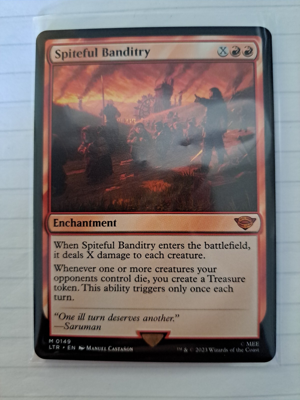 MTG Spiteful Banditry The Lord of the Rings: Tales of Middle-earth 0149 ...