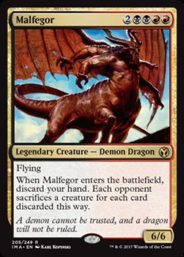 1 x Malfegor - Iconic Masters - NM-Mint - MTG | eBay