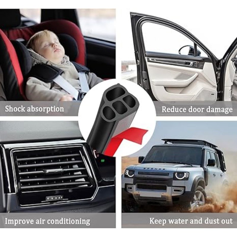 32.8ft Rubber Seal Strip Molding Trim Car Door Edge Lock Protector ...