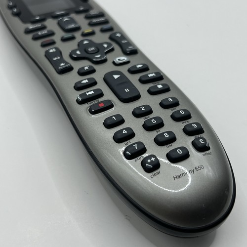 Logitech Harmony 650 Universal Remote LCD Light Clean Tested Working | eBay