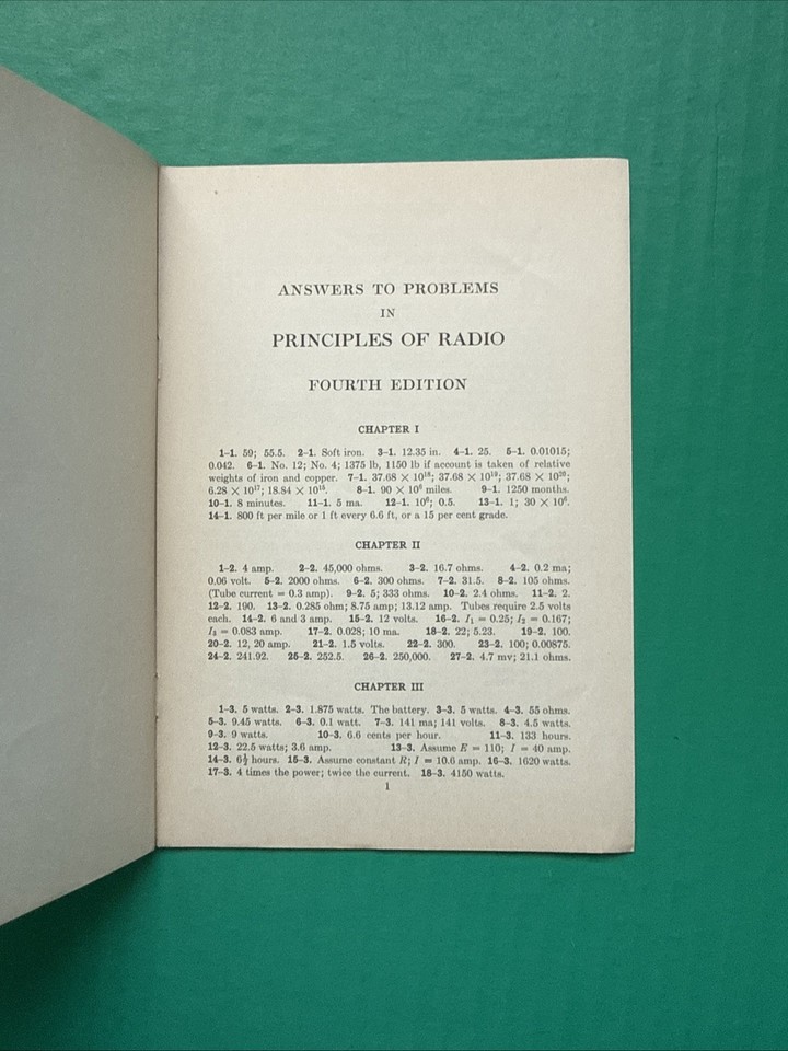 Principles of Radio (1942) by Keith Henney - John Wiley & Sons Rev. 4th ...
