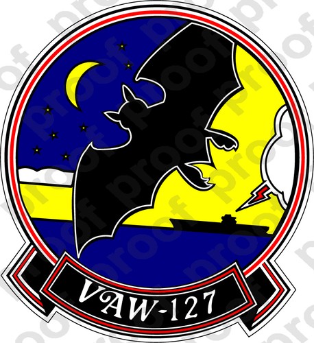 STICKER USN VAW 127 SEA BATS | eBay