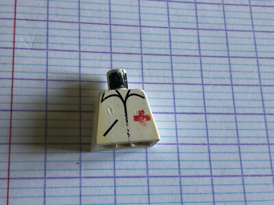LEGO TORSO DR STRAIGHT HOPITAL CROIX ROUGE 973P24C01 6356 | eBay