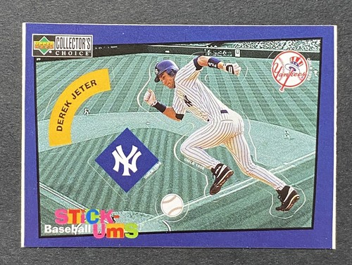 1998 UD Collector's Choice Derek Jeter Stick-Ums Sticker #19 New York ...