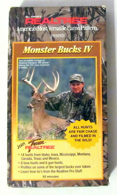 Realtree Monster Bucks IV (VHS) - Deer Hunting - 95 Minutes - Fair ...