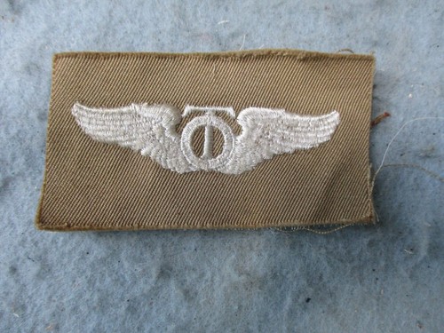 WWII US Air Corps Wings Technical Observer Khaki Embroidered Class B ...