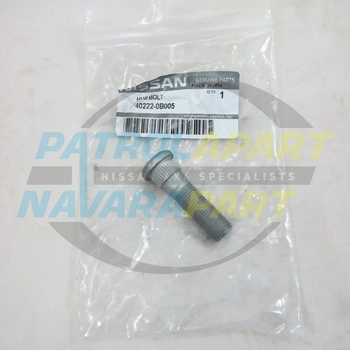 Genuine Nissan Navara D40 D23 NP300 Front Wheel Stud (402220B005) | eBay