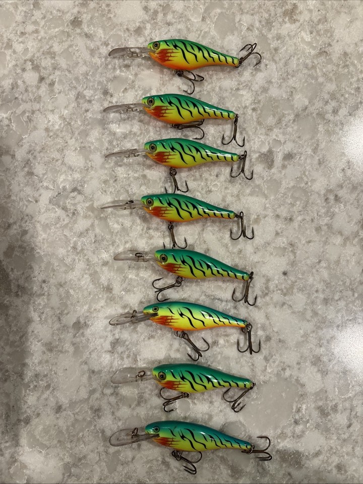 Rapala Bleeding Firetiger Shad Raps | eBay