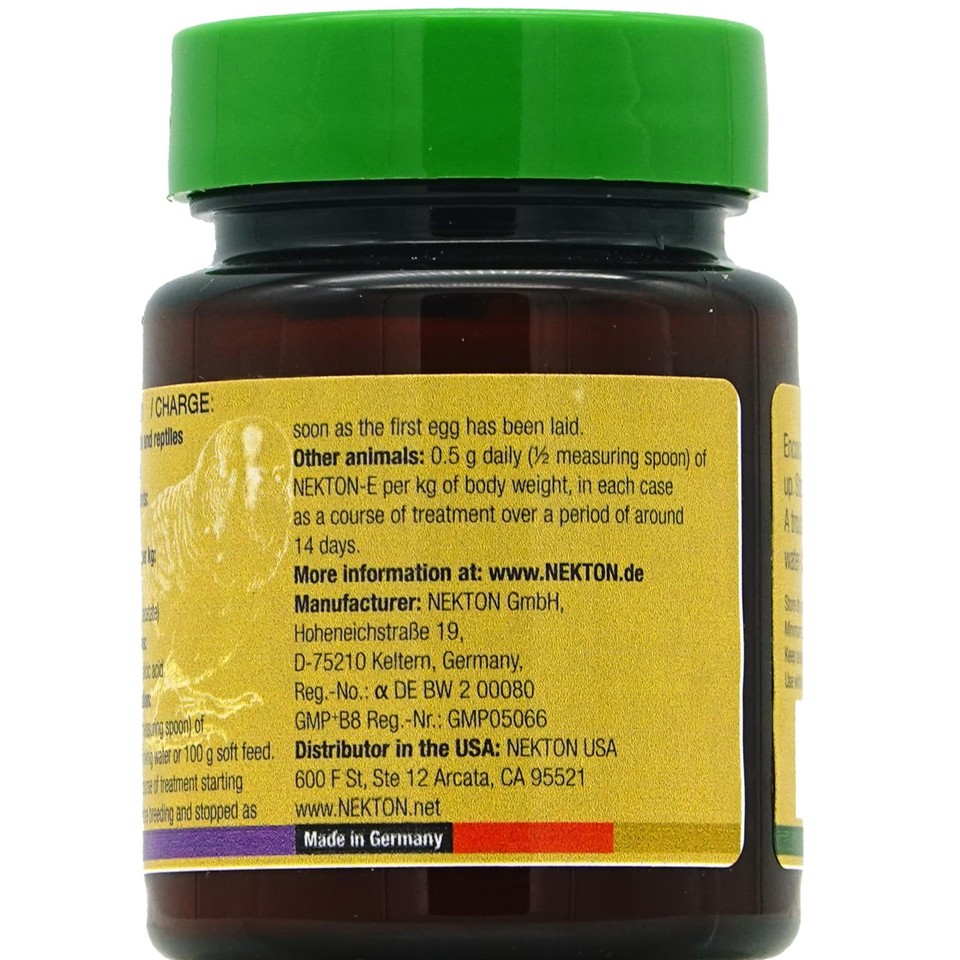 Nekton-e Vitamin E Supplement For Birds, 35Gm | eBay