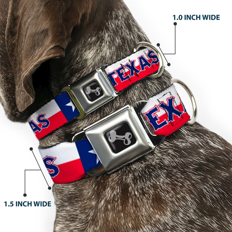 Dog Collar Bone Texas Flag/TEXAS WIDE-Large 20-31" (US IMPORT) | eBay.de