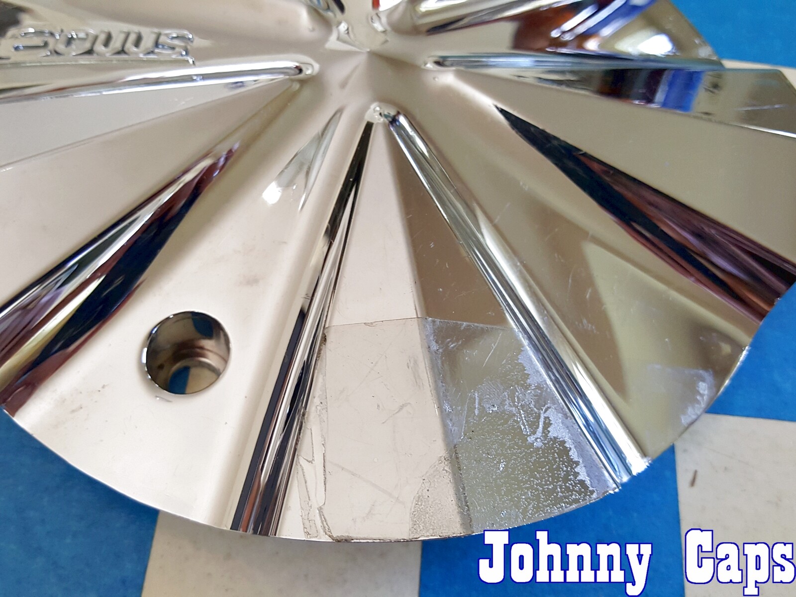 EQUUS Wheels [38] CHROME Center Cap # PD-CAPSX-EQ39 Custom Center Cap ...