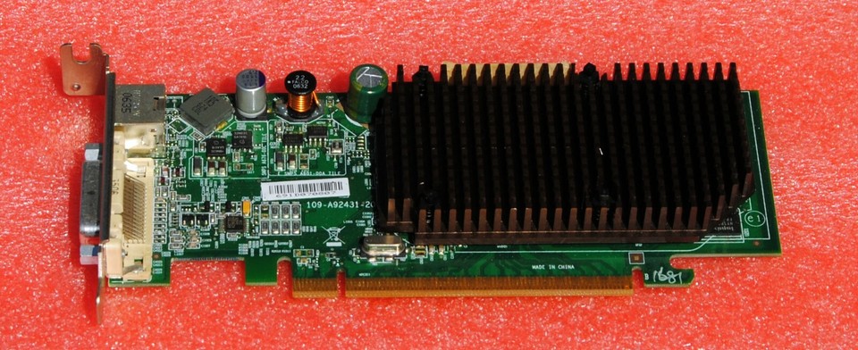 ATI Radeon X1300 256MB DDR PCI-E Low Profile Video Card W/ DVI & S ...