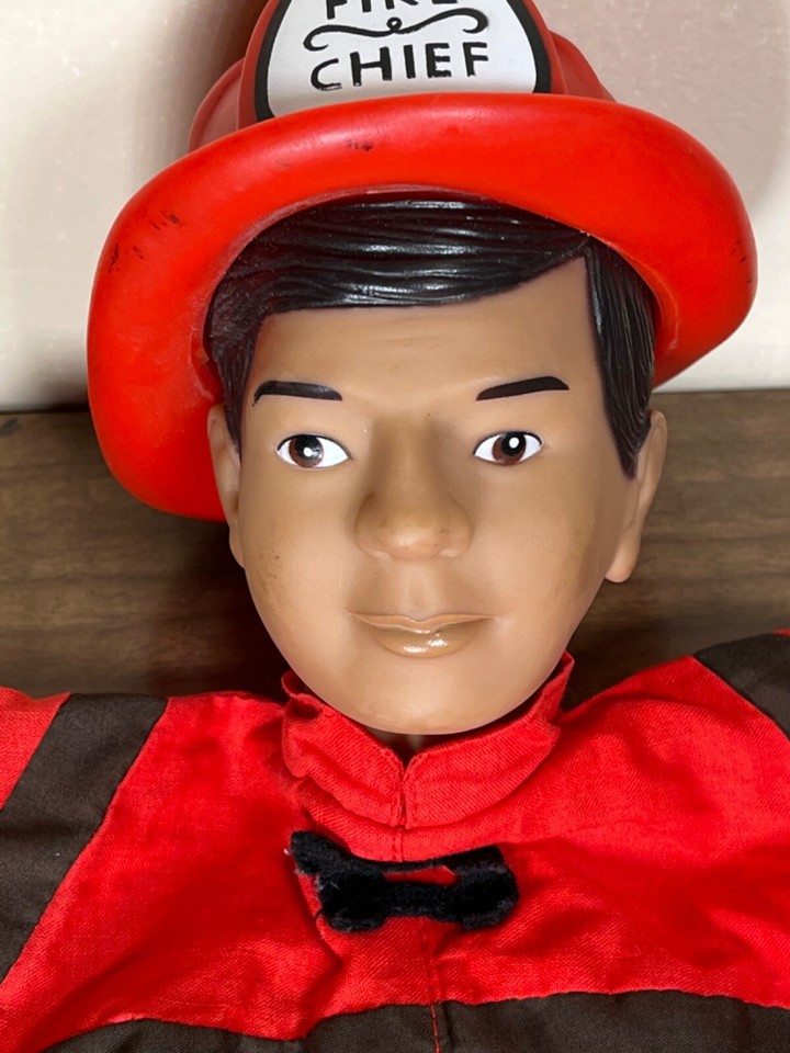 Fire Chief Learning Resources Vintage Hand Puppet Male Fireman Latinx ...