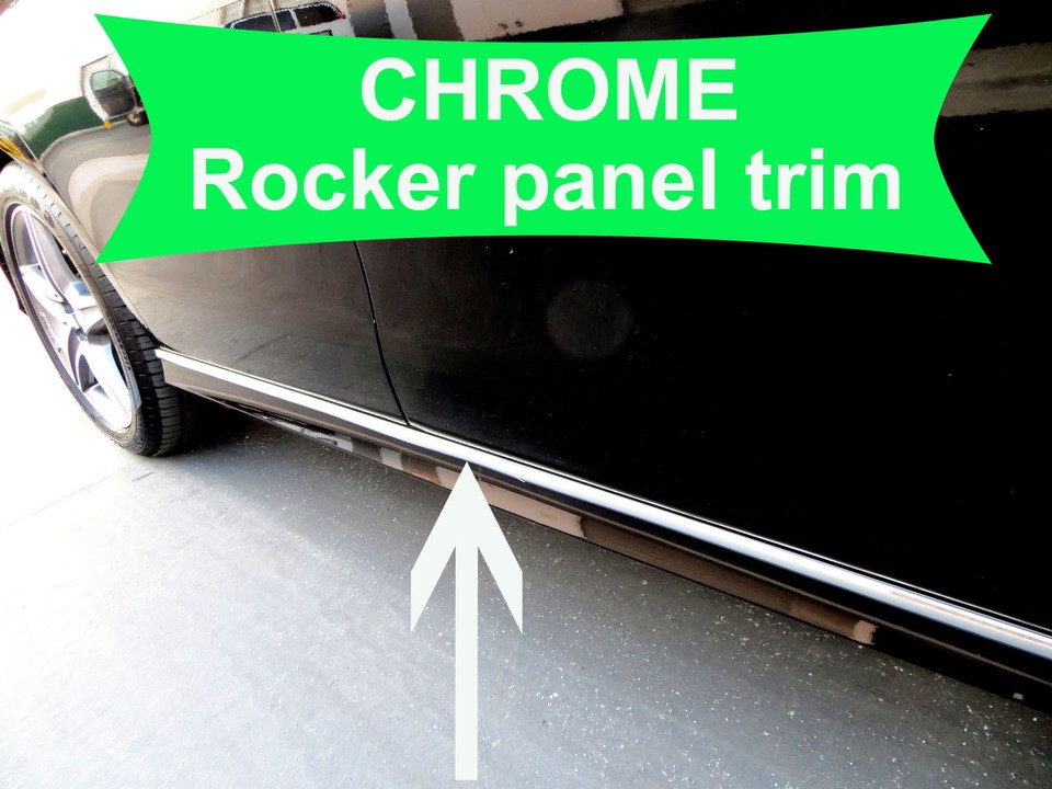2005-2019 CHEVY Chrome SIDE ROCKER PANEL Trim Molding Kit 2PC | eBay