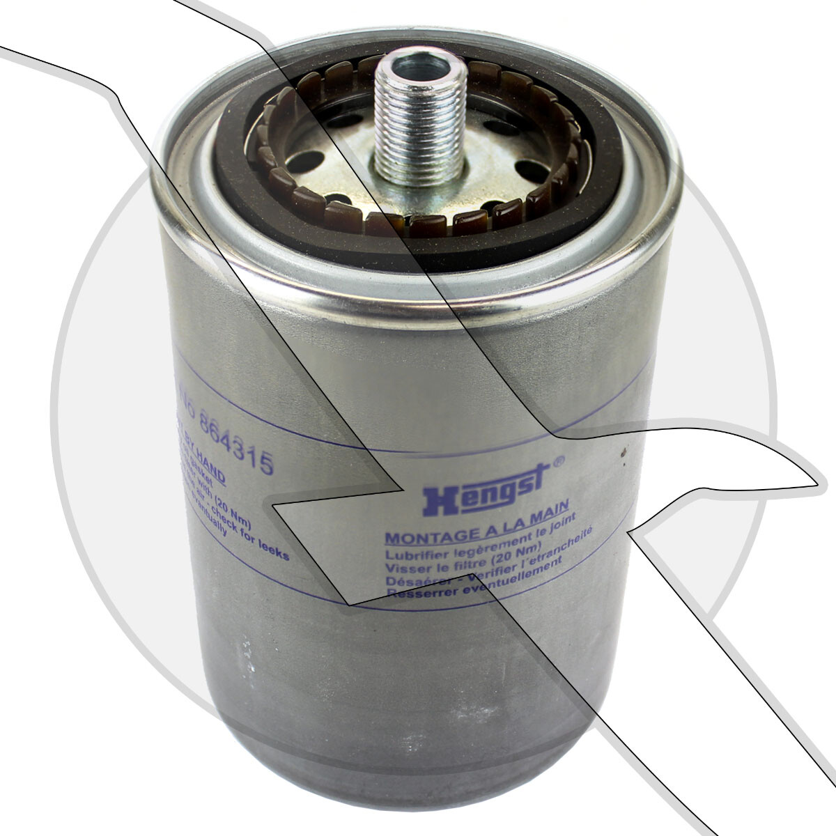 VOLVO 864315 - Fuel filter cross reference