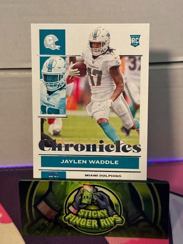 Jaylen Waddle Rookie 2021 Panini Chronicles RC Base Miami Dolphins Card ...