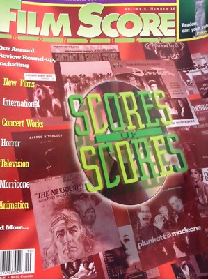 Film Score Magazine Scores Of Scores December 1999 080218nonrh | eBay