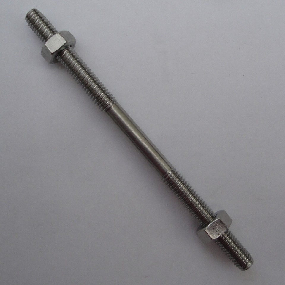 Stainless Steel M6 Threaded Stud Rod Link Left Hand/Right Hand Thread ...