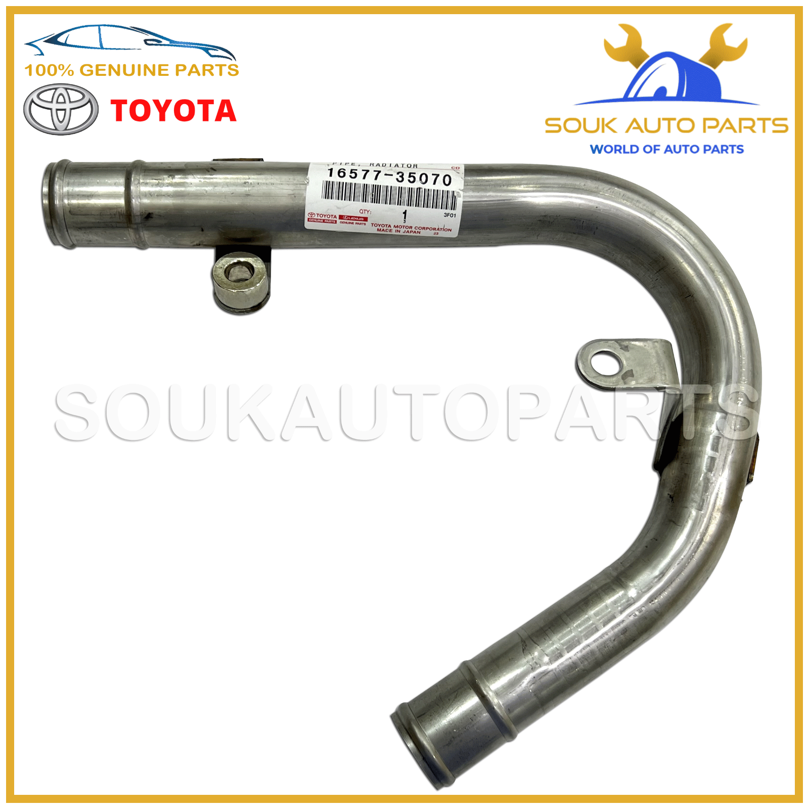 16577-35070 Genuine Toyota PIPE, RADIATOR, NO.7 FOR HILUX 16577-35070 ...