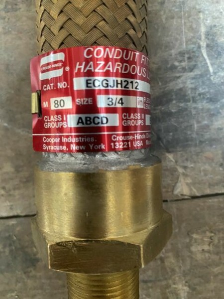 Eaton Crouse-Hinds 12" Explosion Proof Flexible Coupling for sale ...