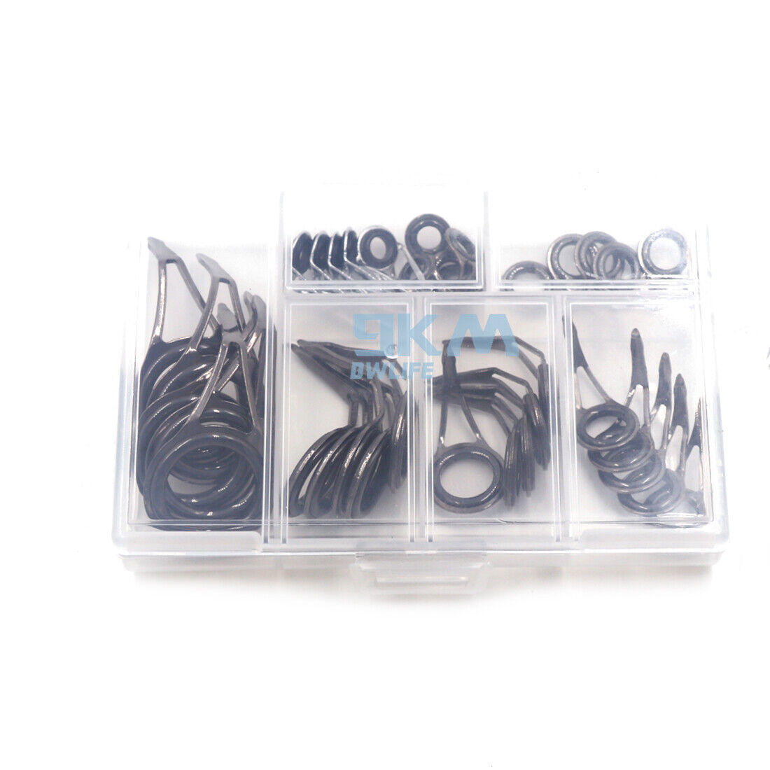 7 Sizes 35Pcs Ceramic Fishing Rod Guides Set Kit For Rod Making Repair ...