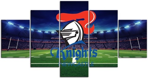 NRL New Newcastle Knights Rugby League Canvas Print wall art Home Decor ...