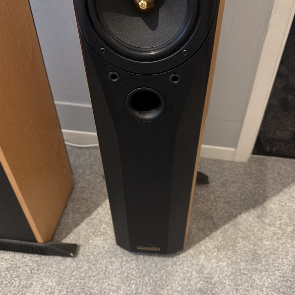 PAIR OF MISSION 773 FLOORSTANDING SPEAKERS IN BLACK MADE IN ENGLAND ...