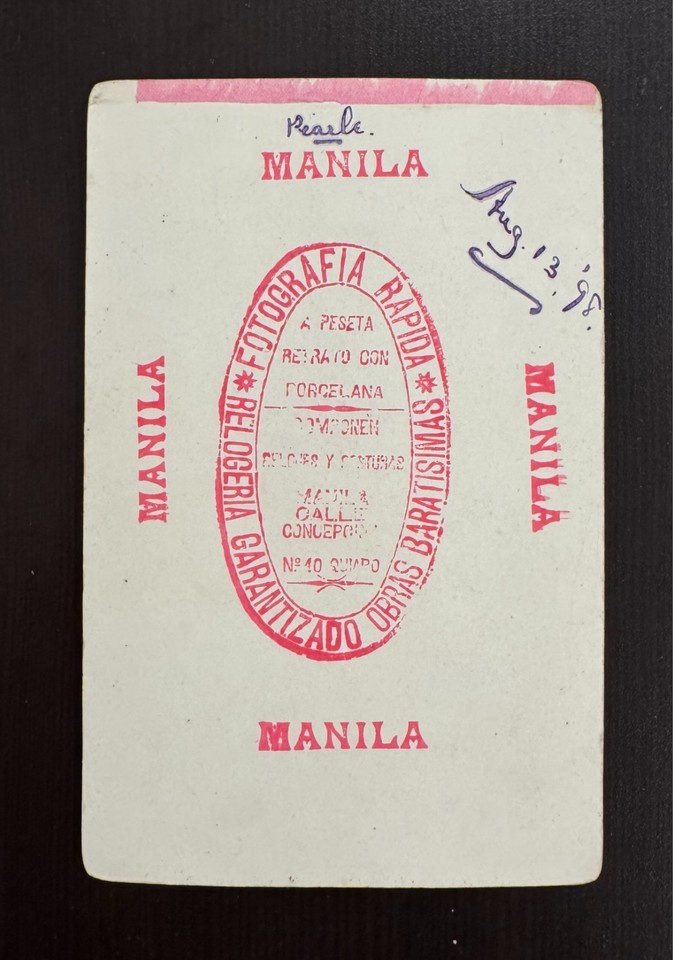 August 13th 1898 Mock Battle Of Manila Cabinet Card Spanish American ...