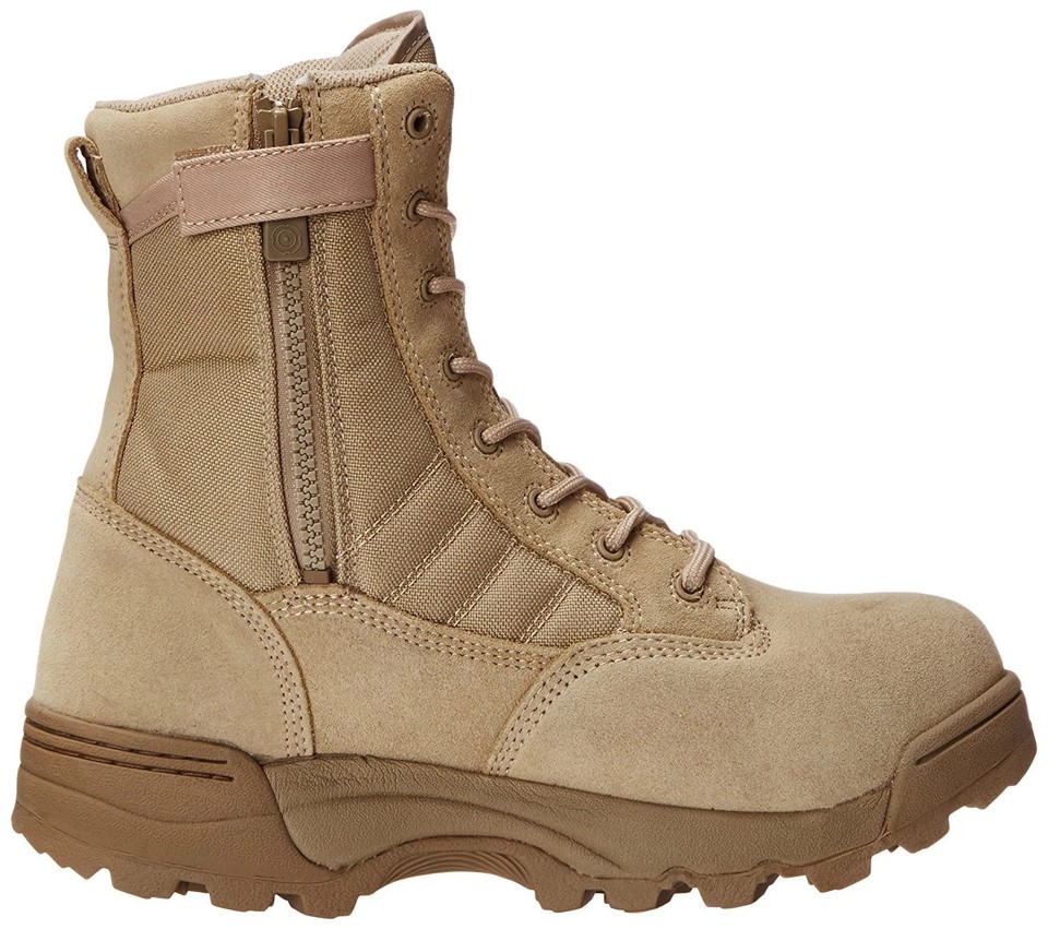 Original SWAT Classic 9" Side-Zip Safety Tactical Boot | Tan | 119402 ...