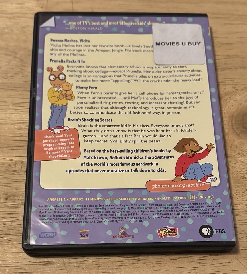 Arthur DVD Lot - Makes A Movie, The Good Sport, Fountain Abbey, Goes ...