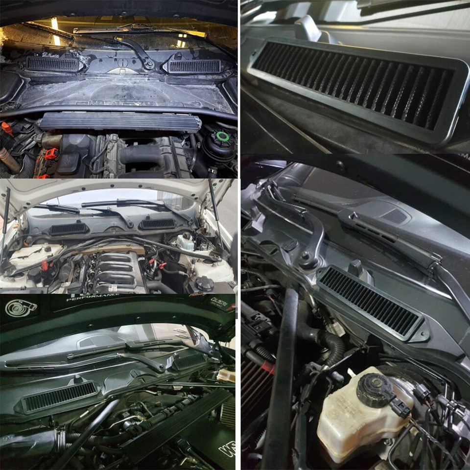 Cabin Air Cowl Filter For BMW E82 E88 E90 E91 E92 E93 X1 M3 128i 135i ...