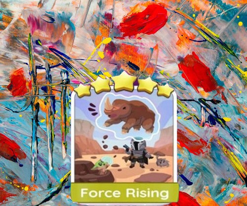 Force Rising Mono_poly_GO Stickers 5 Star (Fast Delivery) uedfet653 | eBay