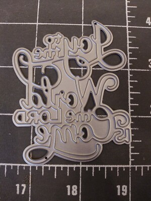 Universal Die Cut Tool Thin Metal Emboss Christmas Joy World Lord Jesus ...