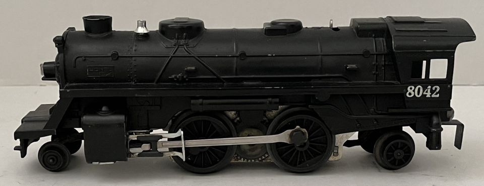 Vtg Lionel O Gauge 8042 Engine 2-4-2, w/5 Cars, Multi-Volt Transformer ...