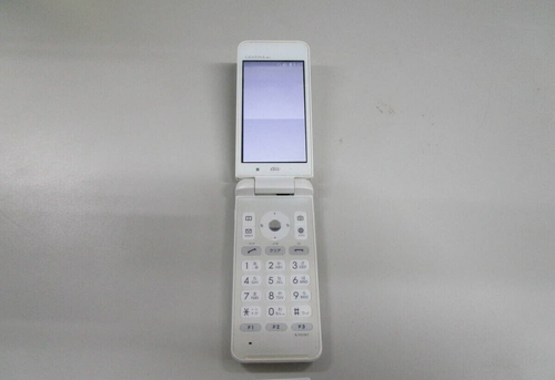 AU KYOCERA KYF31 Keitai Flip Phone GRATINA 4G White SIM Unlocked from ...