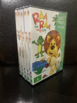 Raa Raa The Noisy Lion - 5- DVD SET (DVD, 2013)--FREE POSTAGE ...