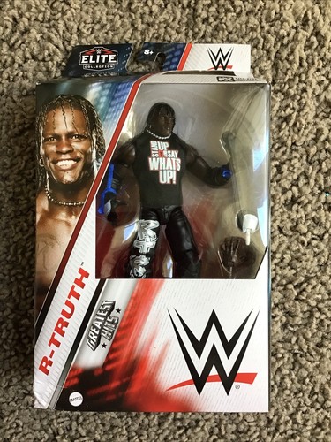 WWE Mattel R-Truth Elite Greatest Hits Wrestling Action Figure Box Not ...