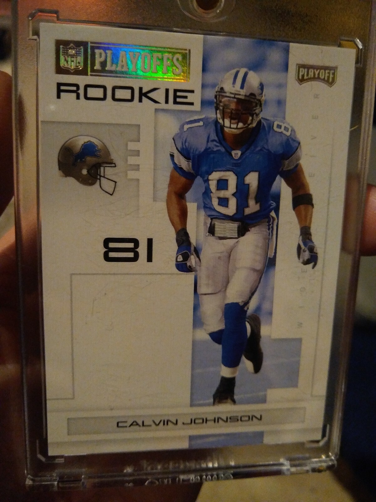 2007 Playoff Gold Foil Calvin Johnson Rookie /299 Mint+ HOF | eBay