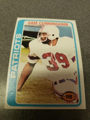 1978 Topps Football 341 Sam Cunningham New England Patriots card | eBay