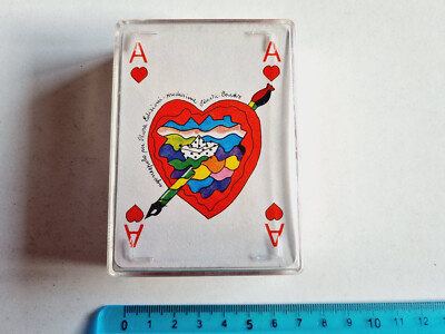 Cards For Game Ugo Nespolo For Plura Editions Poker Original Playing ...