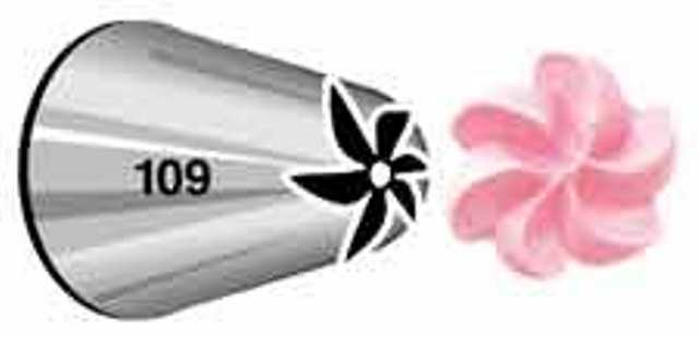 Wilton Drop Flower Decorating Tips: 106-109, 129-225, 1B, 1E, 1F, 1G ...