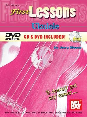 First Lessons: Ukulele [With CDWith DVD] by Moore, Jerry 9780786625819 ...