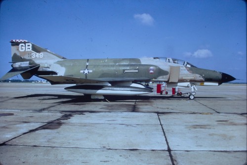1971 Douglas F4E plane George AFB California 35mm kodachrome slide ...
