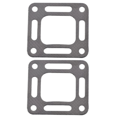 2-Pack Manifold Riser Elbow Gaskets For Mercruiser Engines 4.3 5.0 5.7 ...